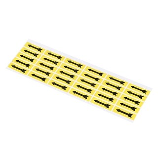 10Set/300Pieces 1.4x0.4" Arrow Stickers Inspection Indicator Tape ...