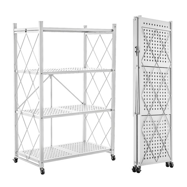 Storage shelf with wheels store