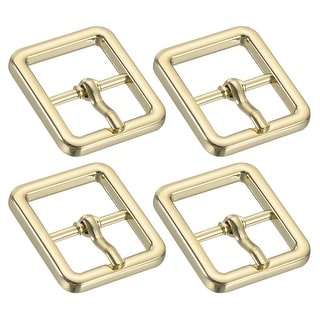 Metal Roller Buckle, Single Prong Belt Buckle Square Center Bar Buckles ...
