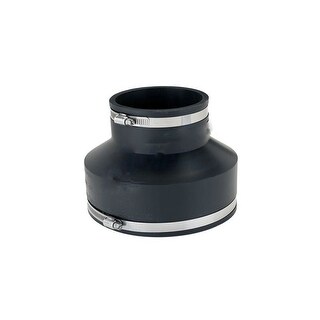 6 in. Black Rubber Flexible Coupling - Bed Bath & Beyond - 39110344
