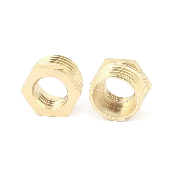 4pcs 1/2 BSP x 1/4 BSP Male to Female Thread Hex Bushing Pipe Coupler ...