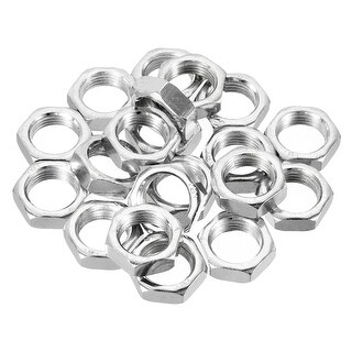 20pcs M18x1.5 Steel Hex Nuts Hardware Nuts Screw Bolt Fasteners 8mm ...