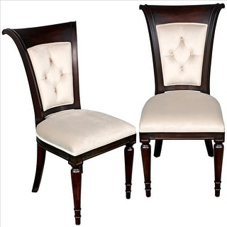 Design Toscano Bacall Waterfall Curved Back Dining Chair Set - Bed Bath ...