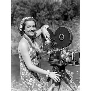 A Portrait Of Maria Alba From Mr Robinson Crusoe Photo Print - Bed Bath ...