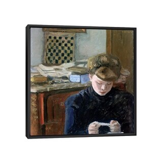 iCanvas "Girl Reading" by Pierre Bonnard Framed - Bed Bath & Beyond ...