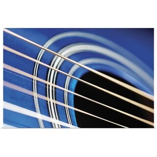 "Extreme close-up of guitar strings" Poster Print - Multi - Bed Bath ...
