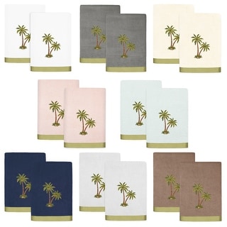 Authentic Hotel and Spa Turkish Cotton Palmera 2 PC Bath Towel Set ...