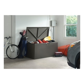 Arrow Spacemaker Steel Deck Box - 4.4 x 2.3 x 2.2 ft - Bed Bath ...