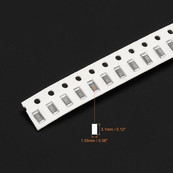 100 Pcs 1206 Chip Resistor 15 Ohm 1/4W Surface Mount Device Resistor ...