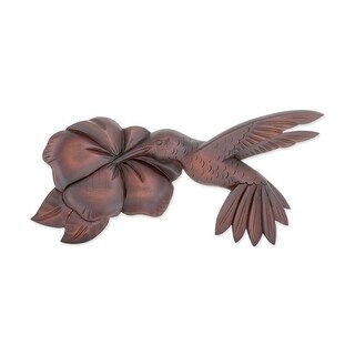 Novica Handmade Retrieving Nectar Wood Relief Panel - Bed Bath & Beyond ...