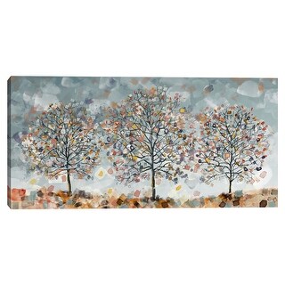 Tre Alberi by Studio Arts Canvas Art Print - Blue - Bed Bath & Beyond ...