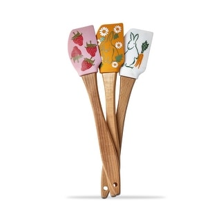 Springtime Easter Mini Silicone Baking Spatula Set of 3, 9.0L x 1.7W ...