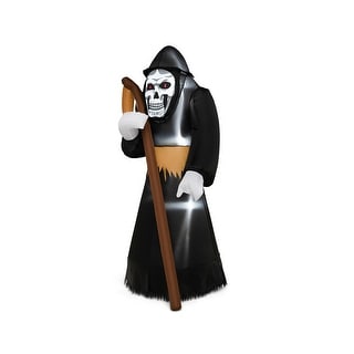 8 Feet Halloween Inflatable Grim Reaper Ghost - 3.6 ft x 3.6 ft x 8 ft ...