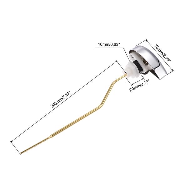 Toilet Flush Lever Handle, Toilet Tank Handle Replacement Universal ...