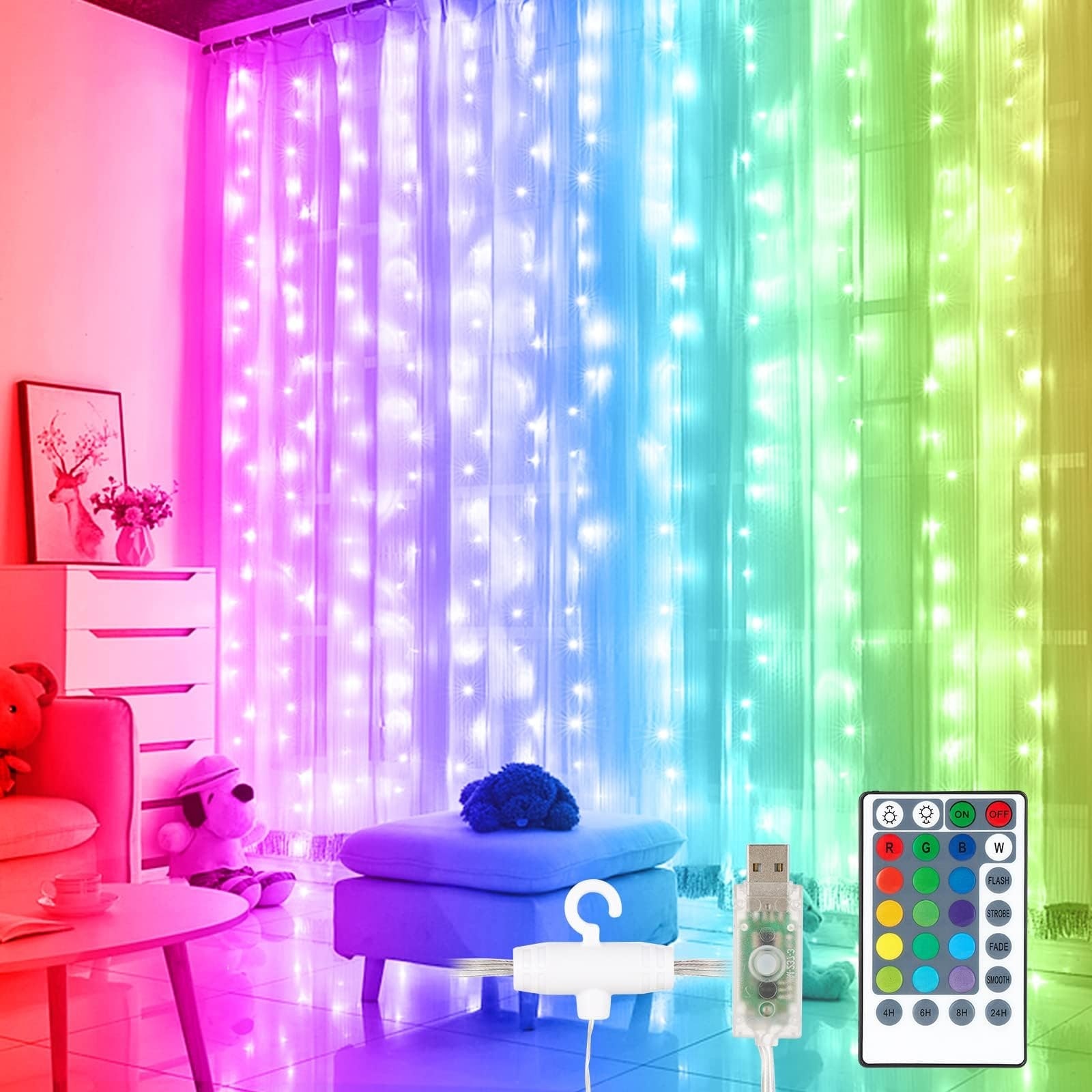 bedroom strobe lights