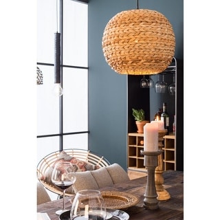 Dutchbone Nana Round Braided Hanging Light - Bed Bath & Beyond - 36074851