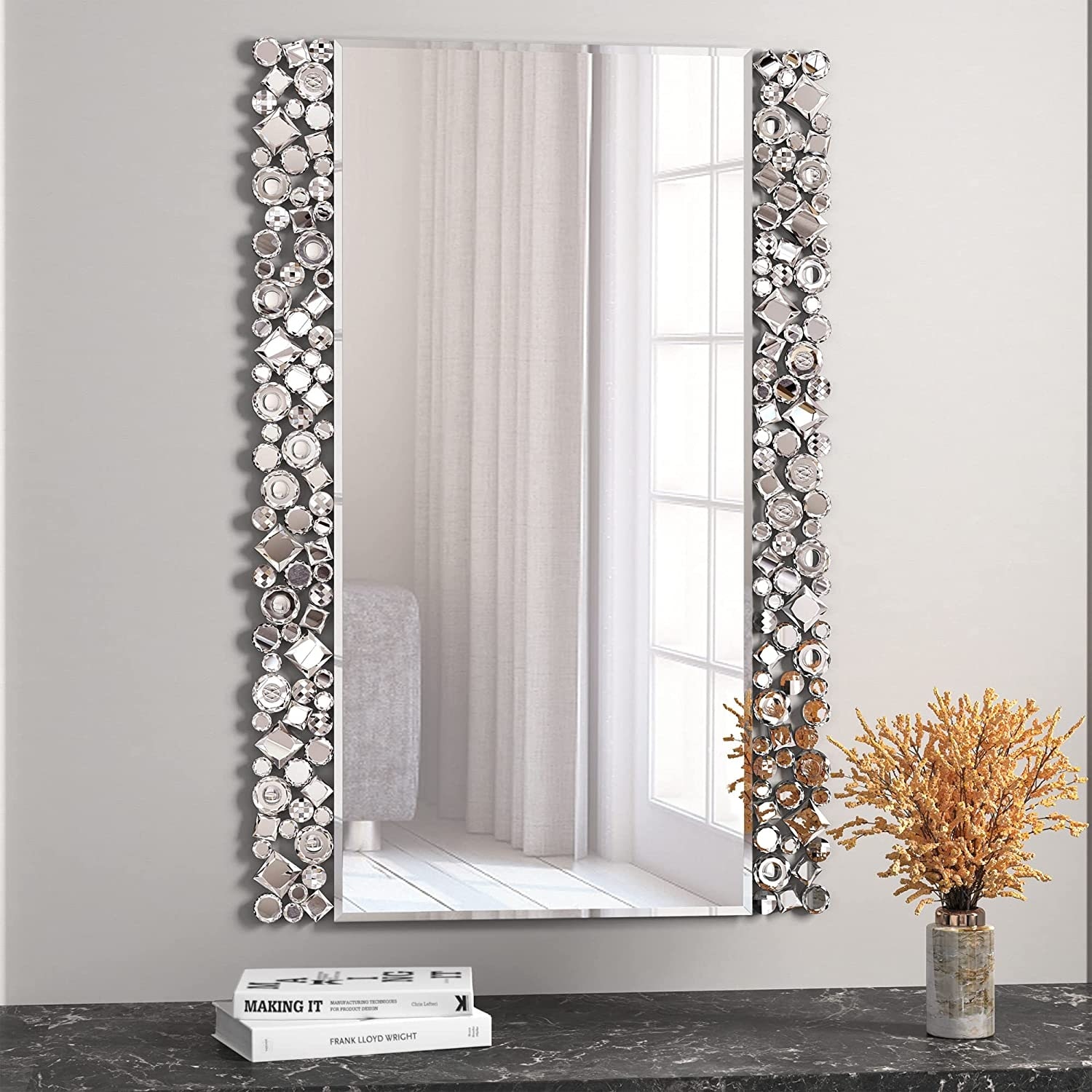 KOHROS Modern Decorative Wall Mirror - On Sale - Bed Bath & Beyond ...