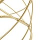 Christopher Knight Home - Elista Modern Golden Side Table with Wooden ...