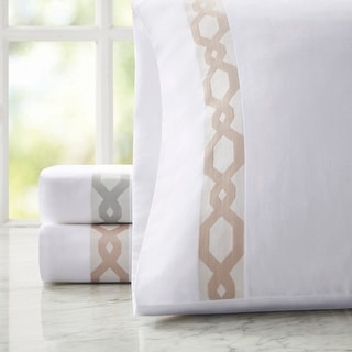 Croscill Signature Hem 300TC Cotton Pillowcases - Bed Bath & Beyond ...