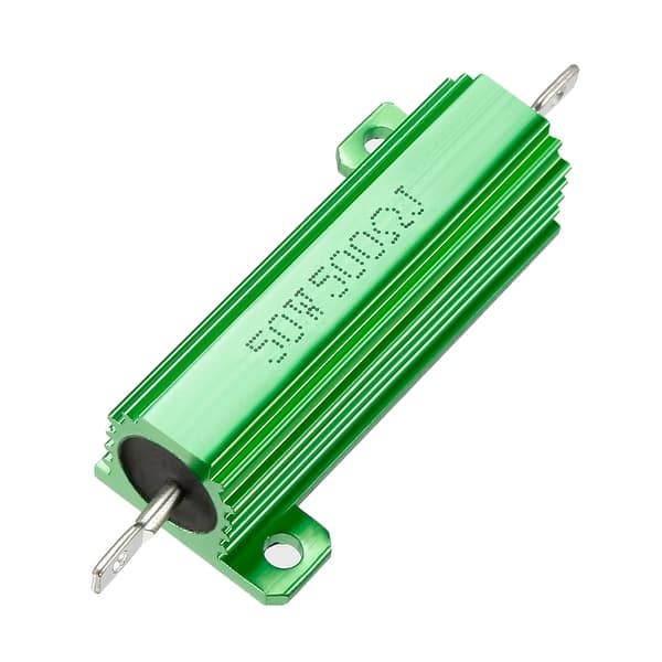 50W 500 Ohm Aluminium Housing Chassis Mount Wirewound Power Resistor ...