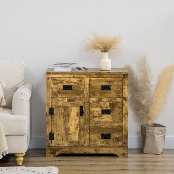 rustic industrial sideboard