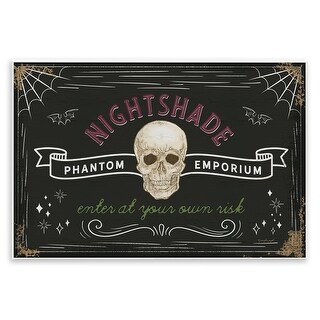 Stupell Nightshade Emporium Sign Wall Plaque Art Design By Jennifer ...