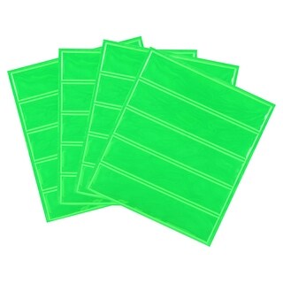 Reflective Stickers, 20in4 Sets 4.5x1 Inch Caution Safety Tape Strips ...