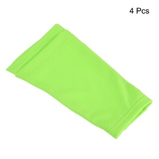 Size M Soccer Shin Guard Socks, 4 Pack Breathable Sleeves for Running ...