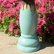 Ceramic Birdbath - Tranquil Blue Oasis - Bed Bath & Beyond - 40012505