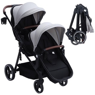 Double Stroller Track Tandem Stroller for Infant and Toddler - Bed Bath ...
