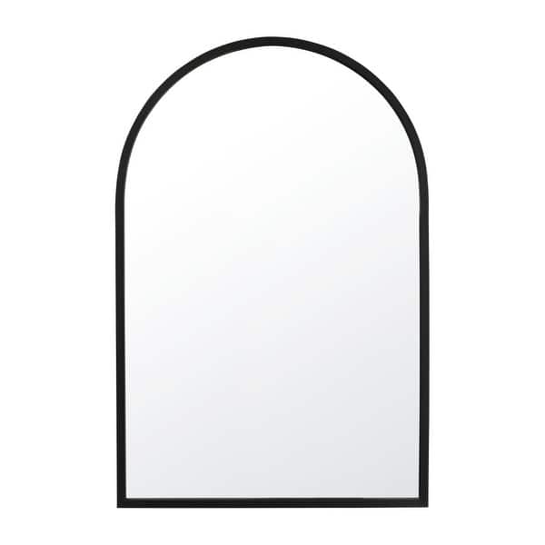 Wall Mount Arched Mirror with Slim Metal Frame - On Sale - Bed Bath ...