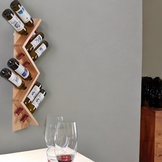 Vertical Wall Mounted Solid Wood Home Wine Rack - Bed Bath & Beyond ...