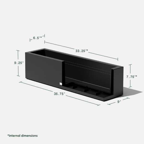 window planter box dimensions