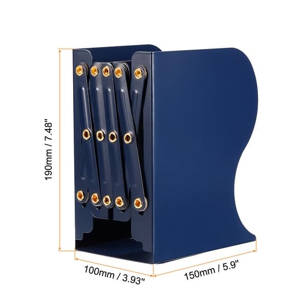 Expandable Bookend with Cartoon Pattern for Study Room Office, Sapphire ...