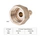 Brass Barb Hose Fitting Connector Adapter Barbed Female Pipe with Hose ...