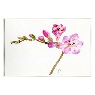 Stupell Orchid Flower Sprig Wall Plaque Art Design By Alexandria ...