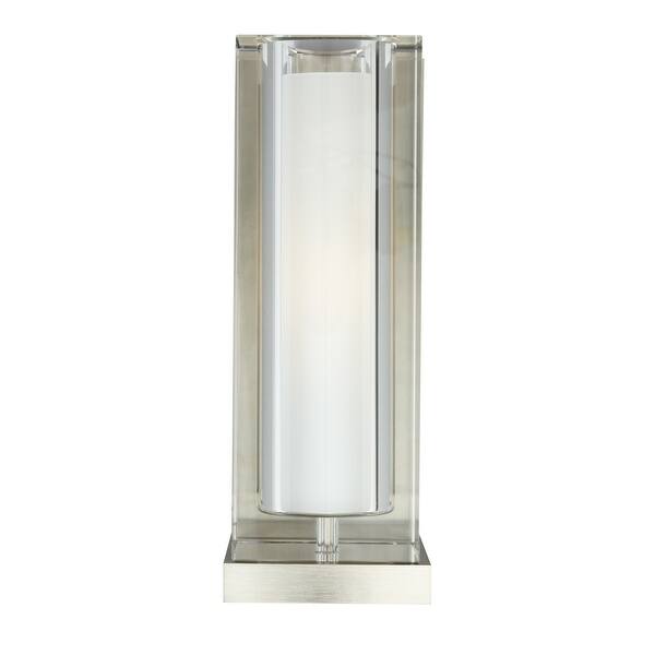 Tech Lighting 700WSJDNC Jayden 1-Light Rectangular Clear Crystal Wall ...