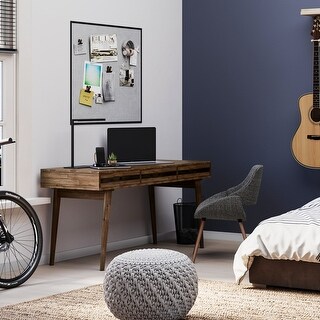 WYNDENHALL Wright ACACIA WOOD Contemporary 60 inch Wide Desk in Rustic ...