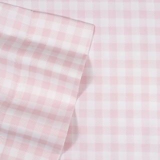 Pink Gingham Kids Sheet Set - Bed Bath & Beyond - 32563369
