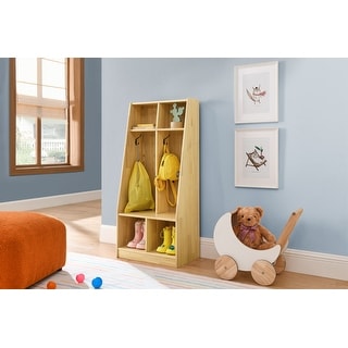 BIKAHOM 2-Section Classroom Coat Locker & Backpack Hanger, Daycare ...