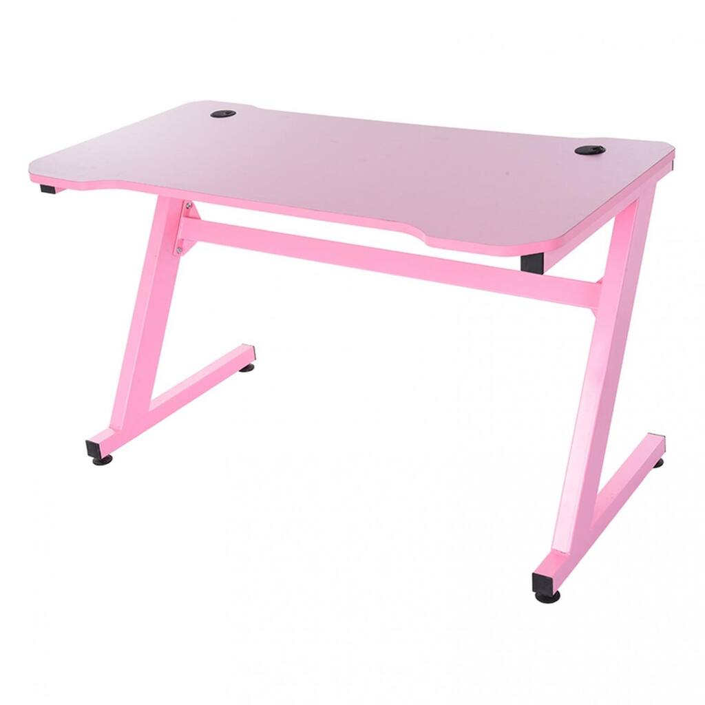 Gaming Desk 47.2 Inches Home Office Computer Table Pink Gamer ...