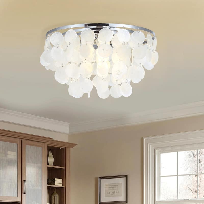 Modern Unique Creative Shell Flush Mount Ceiling Light - On Sale - Bed ...