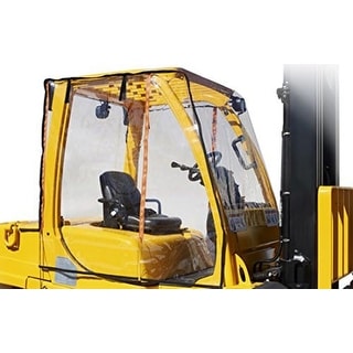 Atrium Clear Forklift Cab Enclosure, Windshield & Rain Canopy Cover ...