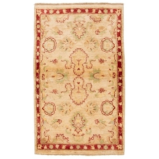 ECARPETGALLERY Hand-knotted Chobi Finest Cream Wool Rug - 2'6 x 4'1 ...