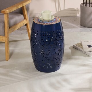 12" SIDE Table - DARK BLUE - Bed Bath & Beyond - 42898033