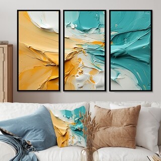 Existential Beach Breaking Waves - Beach & Ocean Wall Art Set Of 3 ...