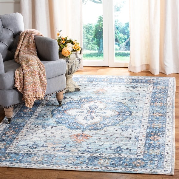 SAFAVIEH Handmade Saffron Boginja Modern Tribal Cotton Rug - Bed Bath ...