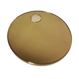 Hy-Ko KB148 Large Round Key Tag, 1-3/8", Brass, 100-Pack - Bed Bath ...