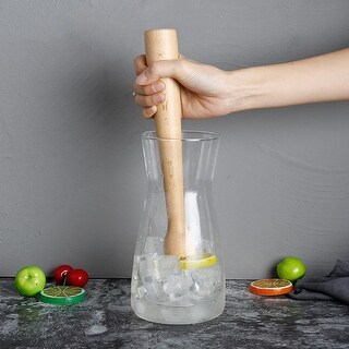 Wood Juicer Cocktail Crushed Ice Stick Manual Lemon Fruit Squeezer ...