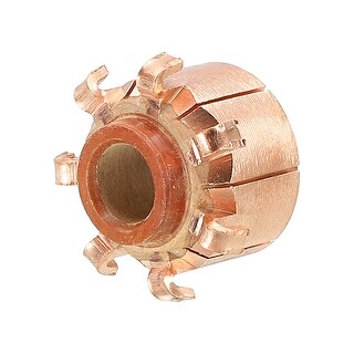 Electric Motor Commutator 7 Gear Teeth 6mm ID 15mm OD - Copper - Bed ...
